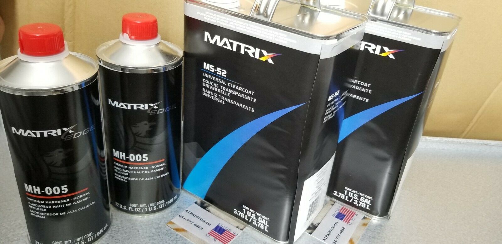 CLEARCOAT Special- Get 2 GALLON KITS MATRIX MS-52 Universal Clearcoat ...