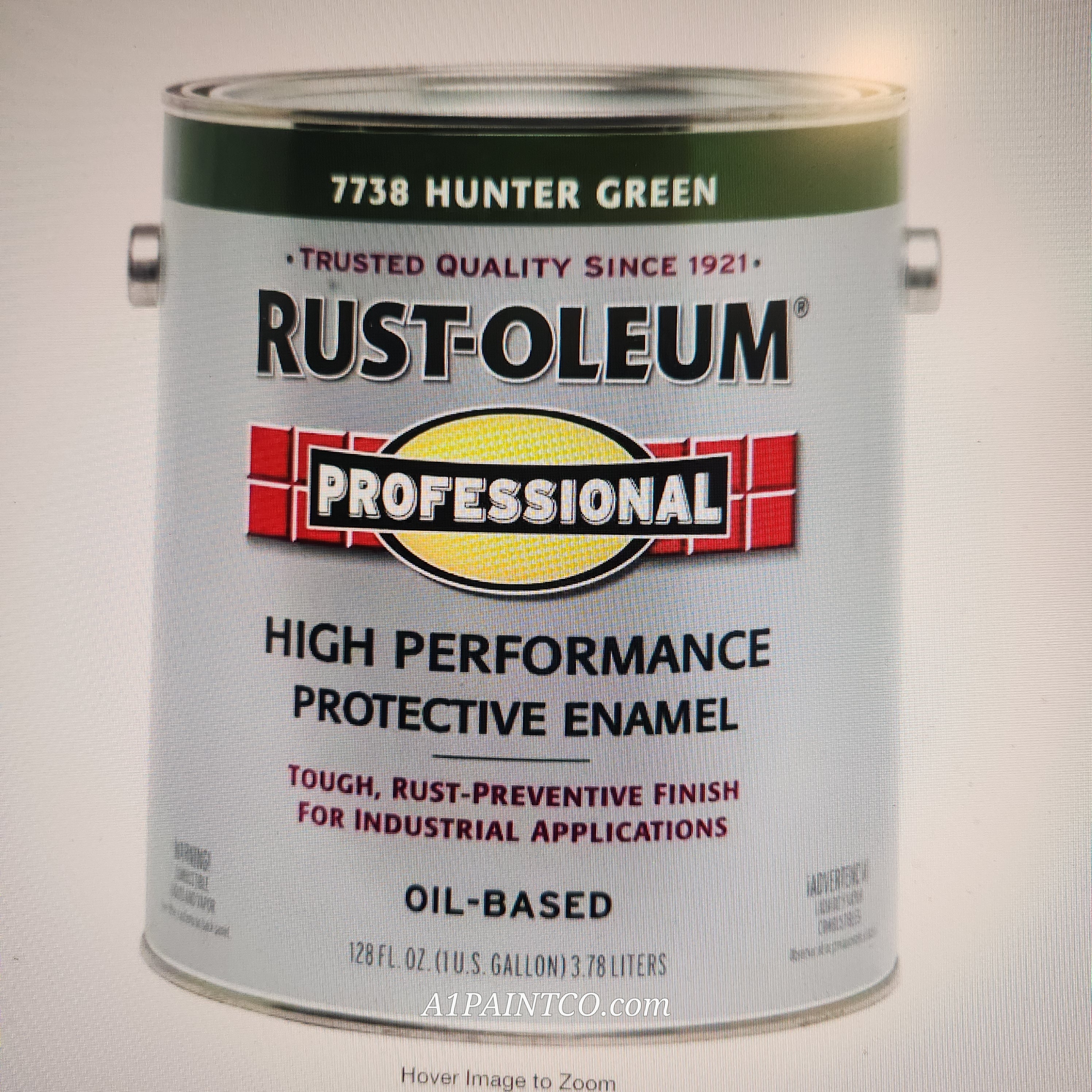 HUNTER GREEN RUST-OLEUM #7738-G – A1PAINTCO.com A1SERVCO Corporation