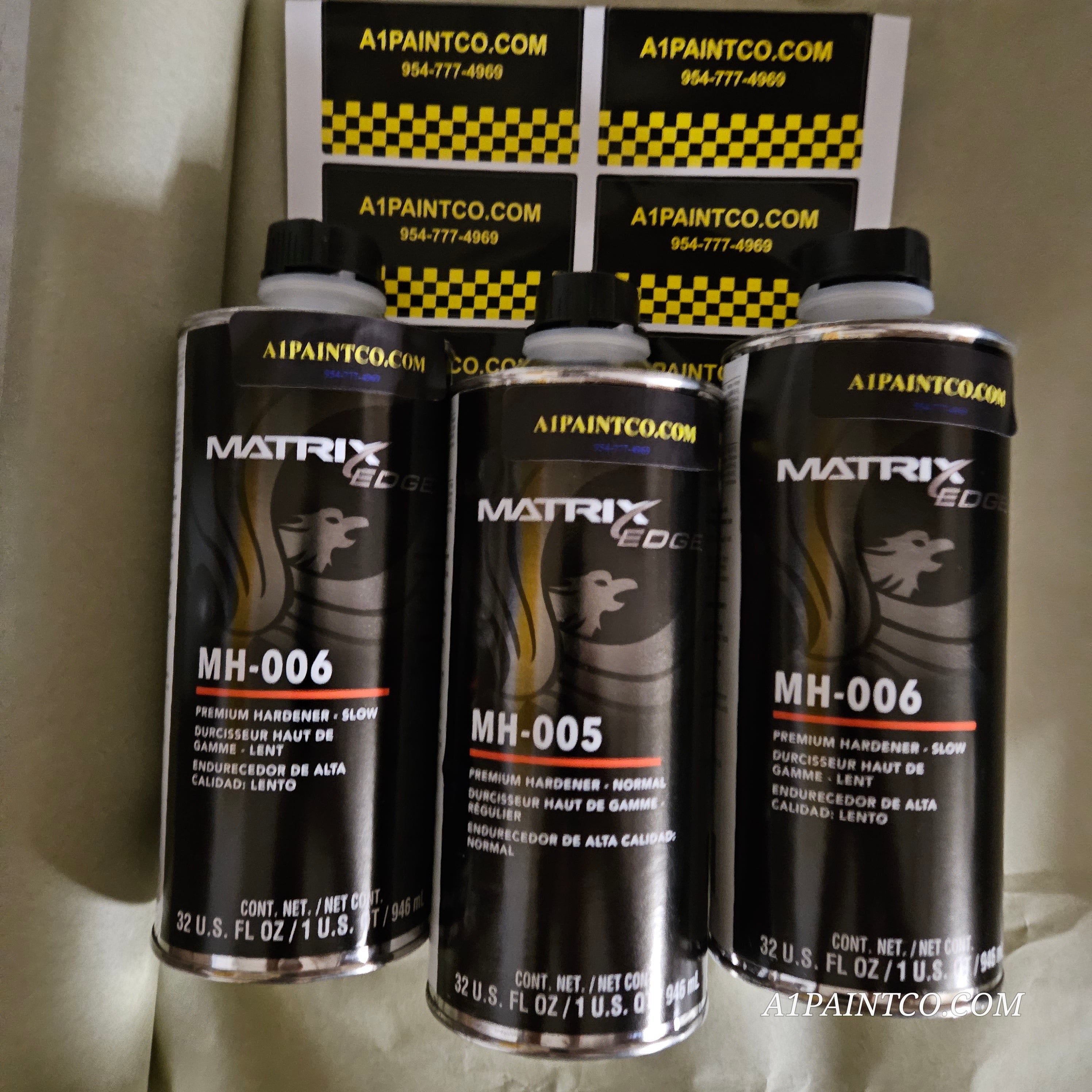 HARDENERS- 3- MATRIX HARDENERS 2-MH-006-QTS AND 1-MH-005-QT – A1PAINTCO.com